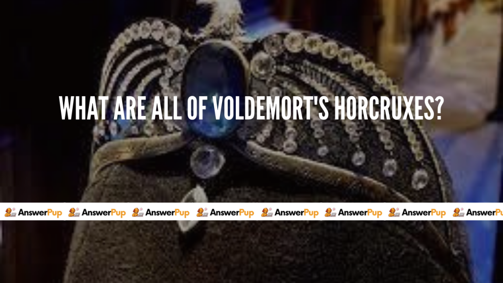 What are all of Voldemort's Horcruxes? | Answer Pup